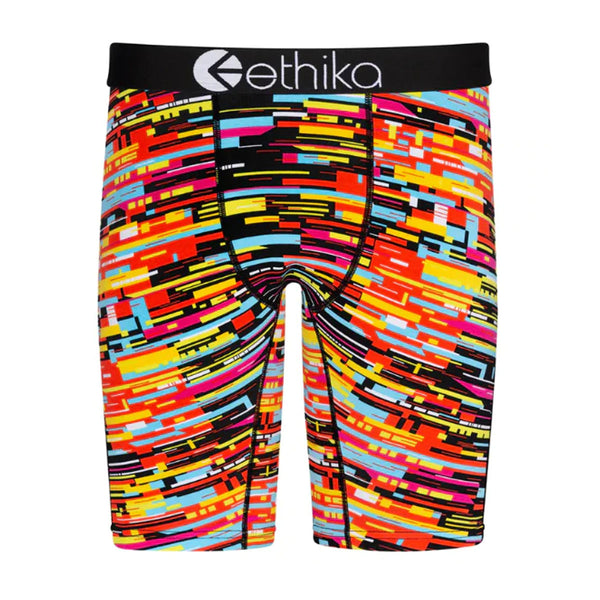 Ethika Mens Color Glitch Staple Boxers MLUS1906 Multi | Premium Lounge NY